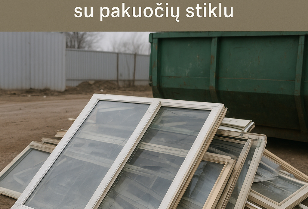 Kur mesti langų stiklo atliekas? - Telšių regiono atliekų tvarkymo centras
